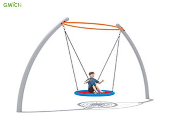 Quality High Security Kids Single Swing Set Outdoor Playground Equipment Anti Crack for sale