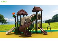 Quality Oem Outdoor Playground Equipment Children Slide With Swing High Security for sale