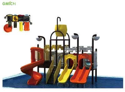 China Customized Design Plastic Water Slide For Kids Water Play Structures Anti Skid for sale