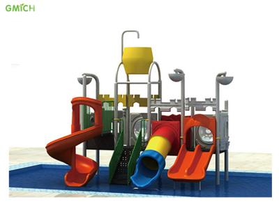 China Children Large Plastic Water Slide Water Park Playground 490*340*500CM for sale