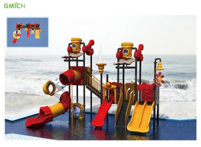 China Large Capacity Hard Plastic Pool Slide Kids Playground Equipment High Durability for sale