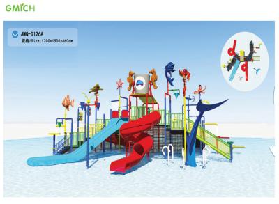 China Kids Water Park Slide Plastic Big Water Slide Customized Design 1700*1500*660CM for sale