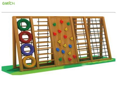 China Popular Games Children Wooden Playground Equipment Environment Friendly for sale