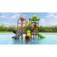 Quality Environment Friendly Material Outdoor Water Park Spray Slides Sets Cheap and for sale