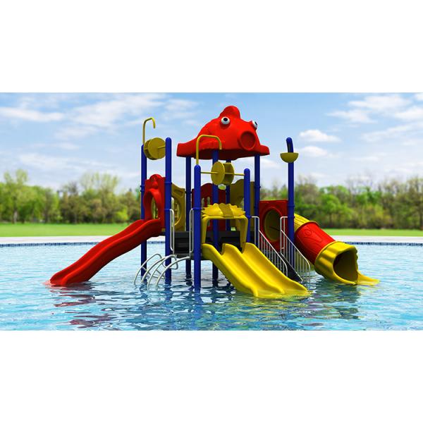 Quality Aqua Park Water Slides Amusement Sets Beach Resort Area Fun Playground Equipment for sale
