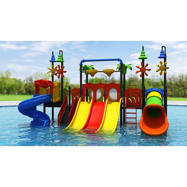 Quality Combination Water Play Equipment Water Playground Plastic Spray Slides Factory Direct for sale