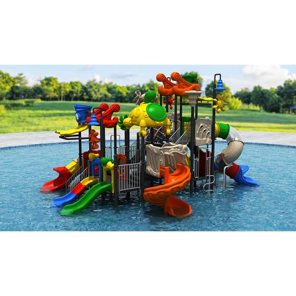 Quality Pool Slides Water Playground Factory Durable Water Play Equipment Kids Amusement Sets for sale