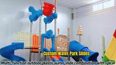 Water Park Playground Spray Slides for Kids