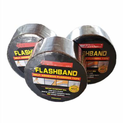 China Manufacturer Popular Gun Grey 1.5mm Adhesive Bitumen Flash Band for Roof Repair for sale