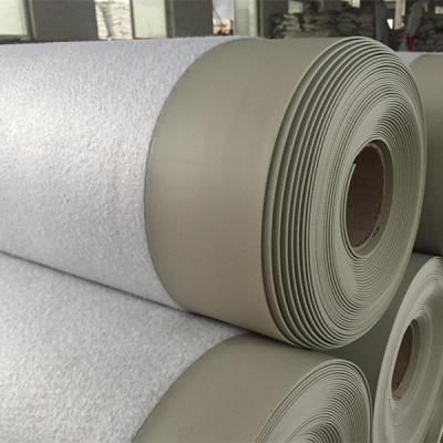 China PVC waterproofing membrane,Reinforced with Fabric, Anti-UV, PVC Single Ply Roofing Membrane for sale