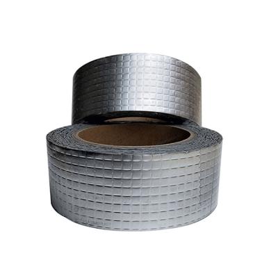 China non-woven fabrics surface self-adhesive butyl window tape factory supplier butyl flashing tape aluminum foil Butyl rubbe for sale