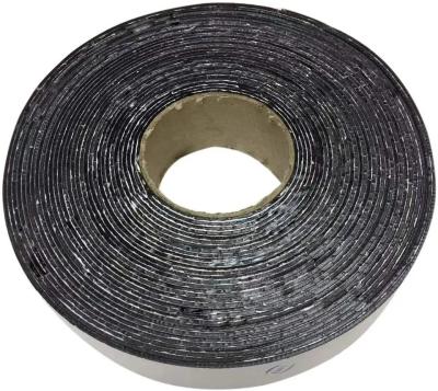 China Gun Grey Aluminum Foil Self-adhesive Bitumen Flash Band Roofing Waterproof Tape stronger seal membrane for roofing for sale