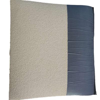 China Fully bond to concrete reinforced with fabric pvc uv resistance pre-applied hdpe self-adhesive waterproof film for sale