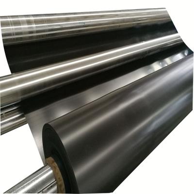 China Black 0.5 thickness good tensile strength Anti-UV exposed pvc roofing membrane for sale