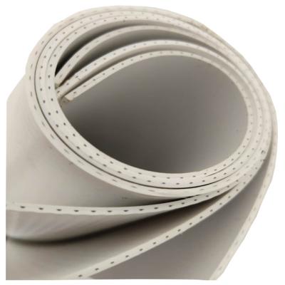 China Reinforced with fabric white construction roof PVC anti-uv waterproof sheet for sale