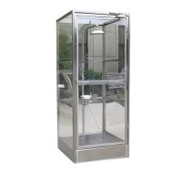 Quality Organic Glass Enclosed Eyewash Station Booth Stainless Steel Rapid Response for sale