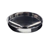 China Thickened Rolled Edge Basin 260mm 1mm 304 Stainless Steel Shower Basin for sale