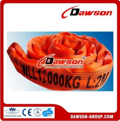 China 12 ton - 150 ton round slings endless type with high strength for sale