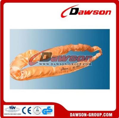 China Heavy duty 40ton round type webbing sling with no eye for sale