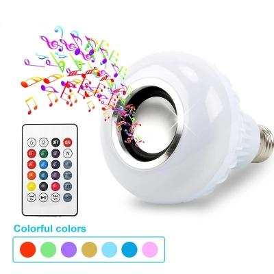 China Music Atmosphere Speaker Led Bulb with RGB W Temperature and 80lm/w Lamp Efficiency for sale