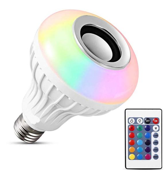 Quality RGB W Temperature Music Bulb Speaker for Smart and Party Atmosphere LED Light Source for sale