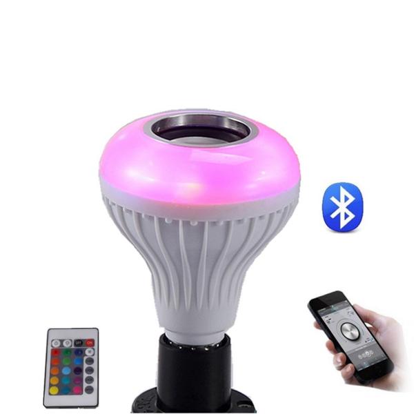 Quality 900lm Luminous Flux RGB Music LED Bulb with Blutus Arp Remote Control and App Intelligence for sale