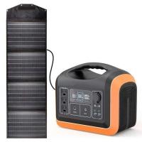 Quality 110V-240V Portable Solar Power Station with LiFePO4 Battery and Solar Panel for sale