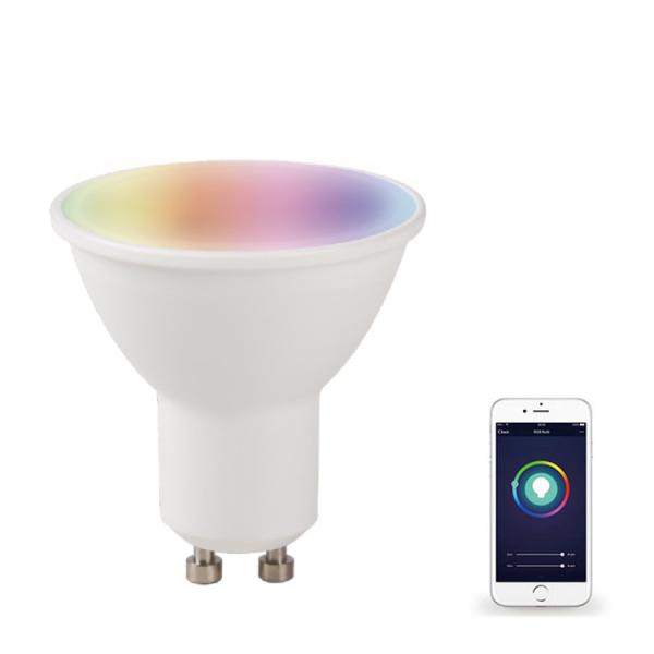Quality LED Spotlight Lamp Lighting LED Lights Downlight Mr16 Gu10 5w Wi-fi Rgbw Smart Bulb for sale