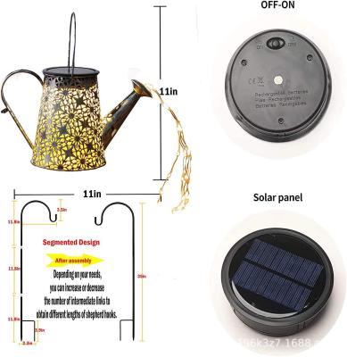 Cina Luce solare da giardino esterno per giardino per giardino, bollitore d'acqua per giardino per giardino, illuminazione decorativa con classificazione IP44 in vendita