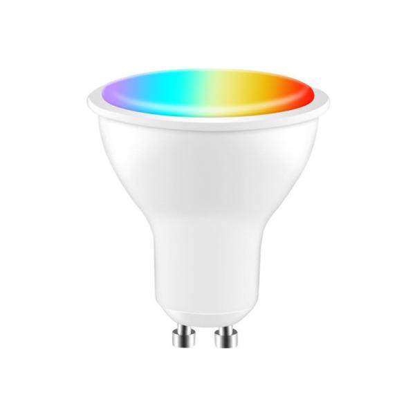 Quality 25000 Hours Lifespan Dimmable and Tunable White RGB Color Changing WiFi GU10 Smart Bulb for sale