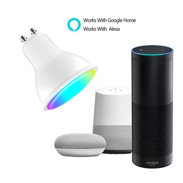Quality 25000 Hours Lifespan Dimmable and Tunable White RGB Color Changing WiFi GU10 for sale