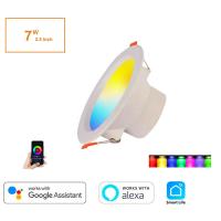 China Multicolor Smart Led Downlight with Wifi Tuya App Control and Rgbcw Dimming Function for sale
