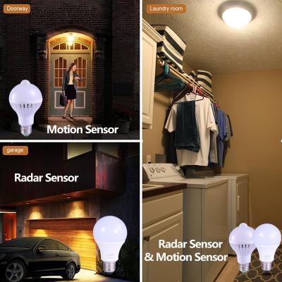 China Sensor Switch Mode High Lumens Infrared Pir Motion Sensor Light Bulb with Smart Bulb for sale