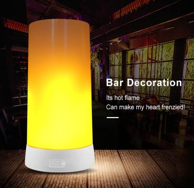 中国 防水点滅炎テーブルランプ パーティーのためのリモコン 作業時間 10000時間 販売のため