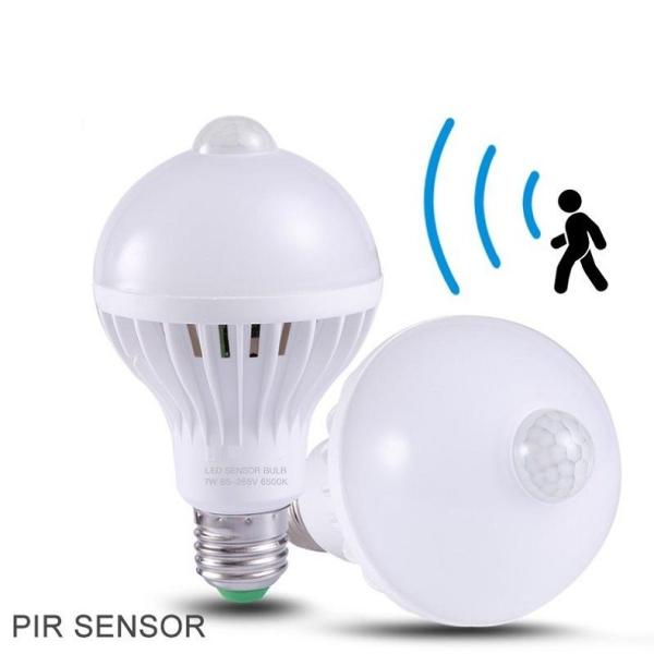 Quality Motion Sensor Lamp High Lumen LED Induction Bulb 5w 7w 9w 12w 15w for Indoor Lighting for sale