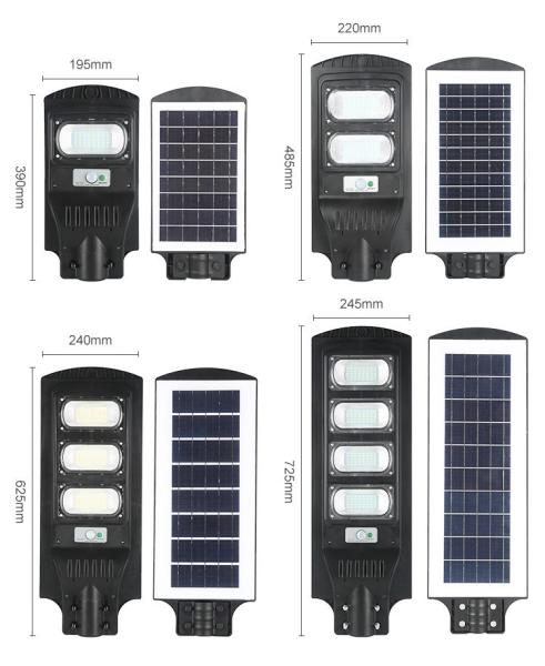 Quality Custom Outdoor Solar Powered Street Light with 80Ra CRI and 120 Degree Beam for sale
