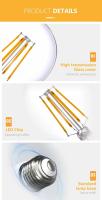 China High Lumen 12V 8W E27 A60 Edison Bulb for Work Function and Decorative Lighting Needs for sale