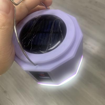 Cina 6000K CCT luce solare a LED per campeggio all'aperto lampadina di ricarica mobile da 900lm in vendita