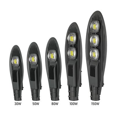 China 6000K daglichtwaarschuwing Buiten IP65 waterdicht 50W 100W 150W 200W 250W 300W Cobra COB LED straatlicht Te koop