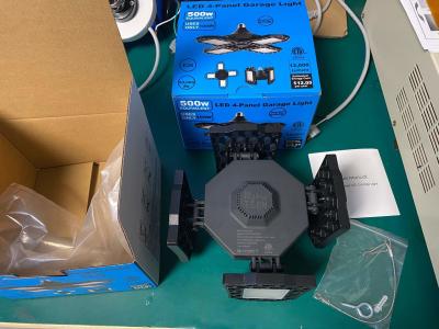 China 3000-6000K Luz de garagem de LED deformável 80W 10000LM com fonte de alimentação AC de alta luminosidade à venda