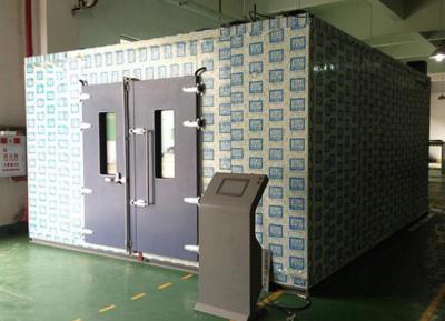 China 100% Insulation 12.9 CBM Walk In Environmental Chamber Semi - Hermetic Compressor for sale