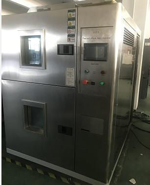 China 2- Zone Thermal Shock Test Chamber , Climatic Testing Systems Drawing Type Touch Screen for sale