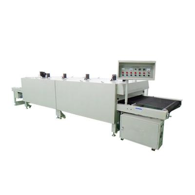 China Large Infrared Conveyor Belt Vacuum Dryer Screen Printing Conveyor Dryer / Tunnel Drying Oven for sale