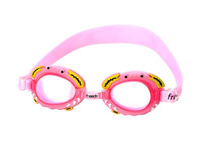 China Anti fog goggles Junior Swimming Goggles with PVC Cartoon Circle Gasket for sale