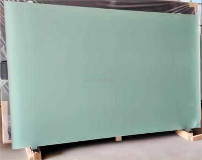 China Stylish and Durable Milky White PVB Laminated Safety Glass for Building Construction for sale