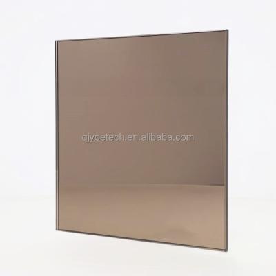 Tinted Bronze Double-Coated Silver Glass Mirror Sheet for Bathroom and Living Room Partition