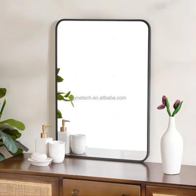 Custom Logo Rectangle Shape Double-Coated Clear Silver Glass Mirror for Bathroom Usage