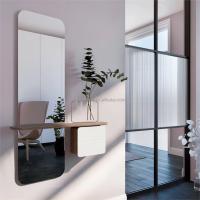 China Custom Logo Rectangle Shape Double-Coated Clear Silver Glass Mirror for Bathroom Usage for sale