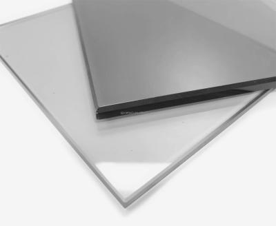 China Flat Euro Grey Dark Grey PVB Laminated Safety Glass for Industrial Building Construction for sale