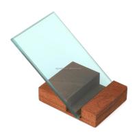 China White PVB Colored Laminated Safety Glass for Solid Structure Building Construction for sale
